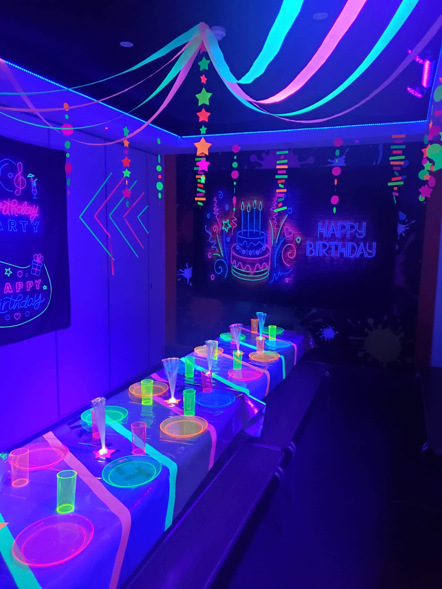 UV party - AirVault Inflatable & Trampoline Park